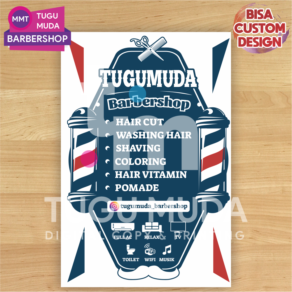 Jual Cetak Spanduk|Banner|MMT - BARBER-POTONG RAMBUT-CAT RAMBUT-CUCI ...