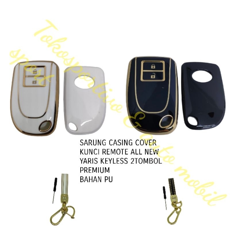 Jual SARUNG CASING COVER KUNCI REMOTE TOYOTA ALL NEW YARIS KEYLESS ...