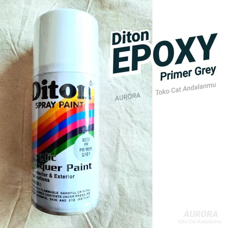 Jual Diton PP Primer Grey 8020 Epoxy Abu-abu 150ml / epoksi abu poksi ...