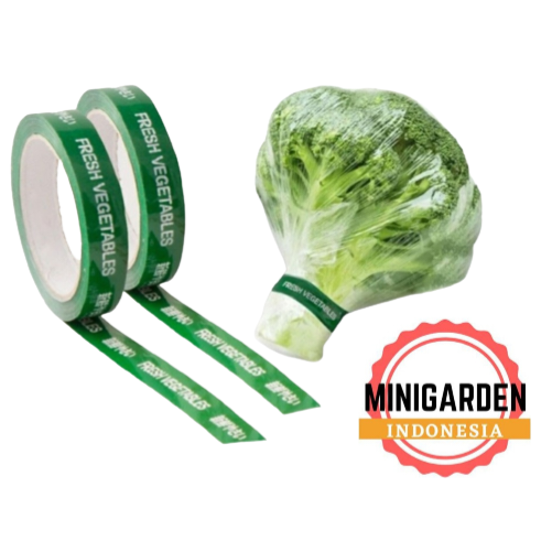 Jual FRESH VEGETABLE TAPE LAKBAN SAYUR 50M isolasi buah sayur organik ...