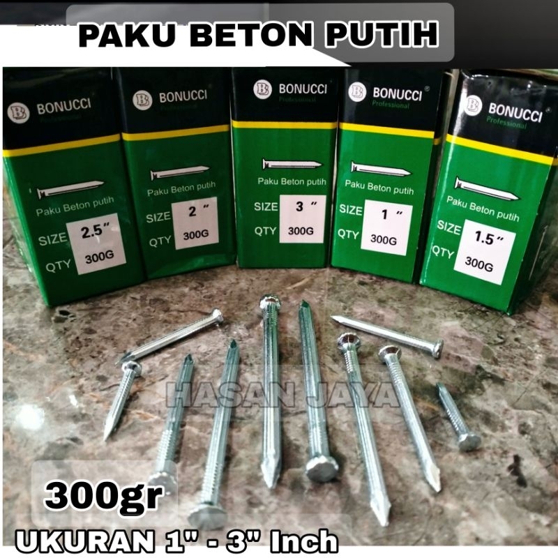 Jual Paku Beton Paku Tembok Ukuran 3cm ,4cm ,5cm ,7cm ,10cm Harga Per ...