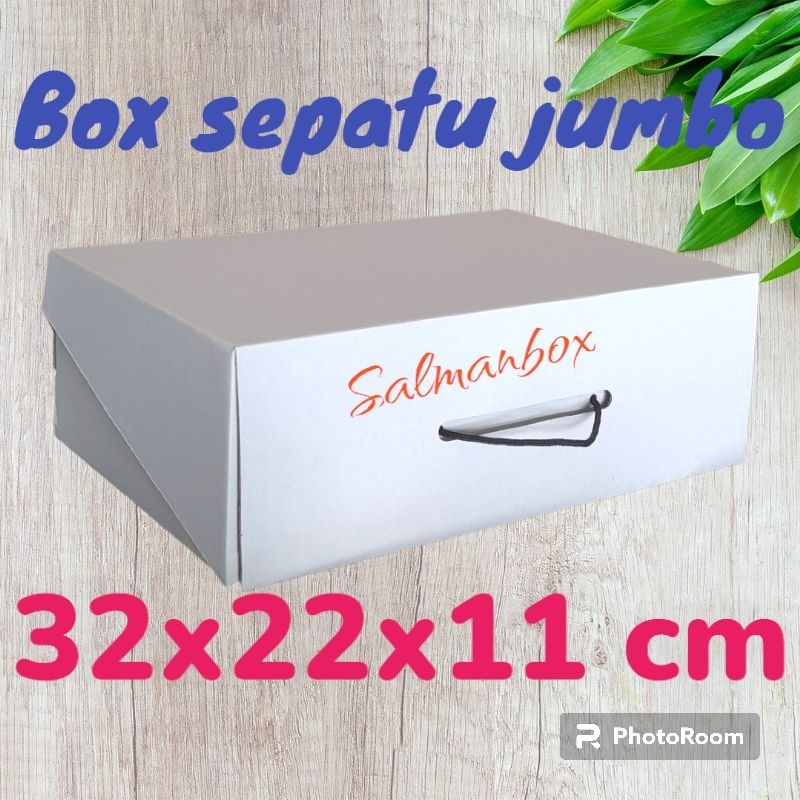 Jual BOX SEPATU JUMBO (SEPATU BOOT) SIZE 32X22X11 CM / BOX SEPATU JUMBO ...