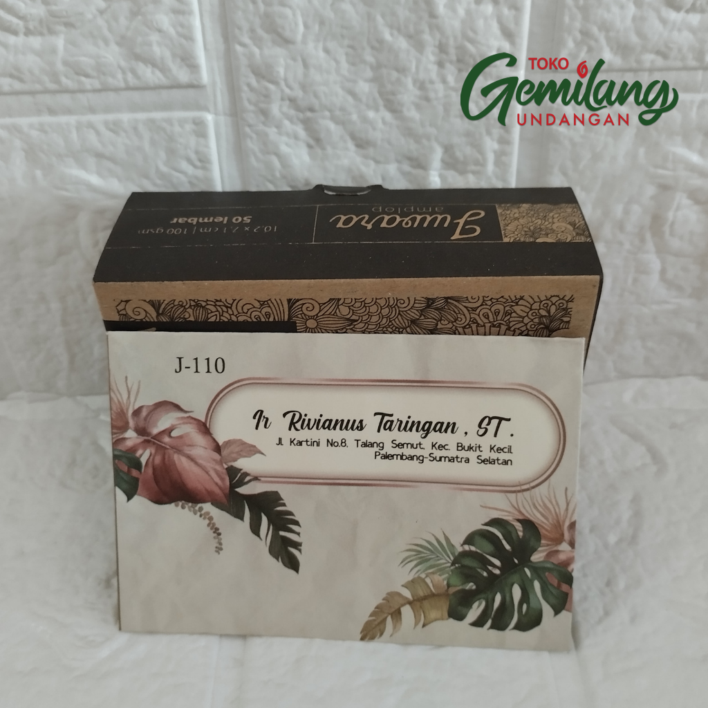 Jual Amplop Kondangan / Sumbangan Nikah Motif Juwara J 110 Isi 50 Harga Murah | Shopee Indonesia