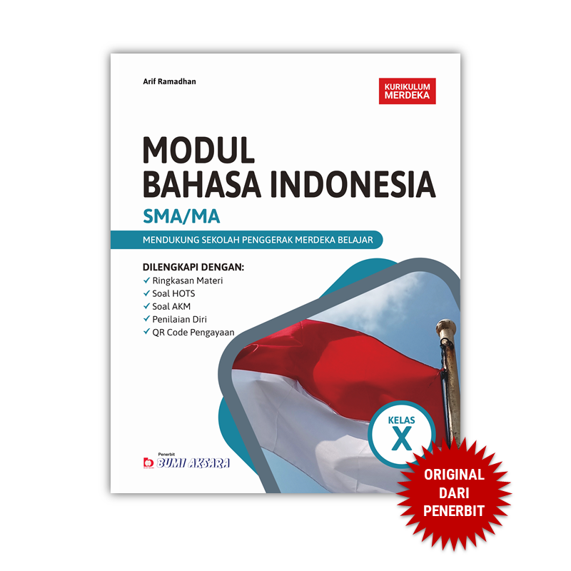 Jual Modul Bahasa Indonesia Kls X SMA/MA Kurikulum Merdeka Bumi Aksara ...