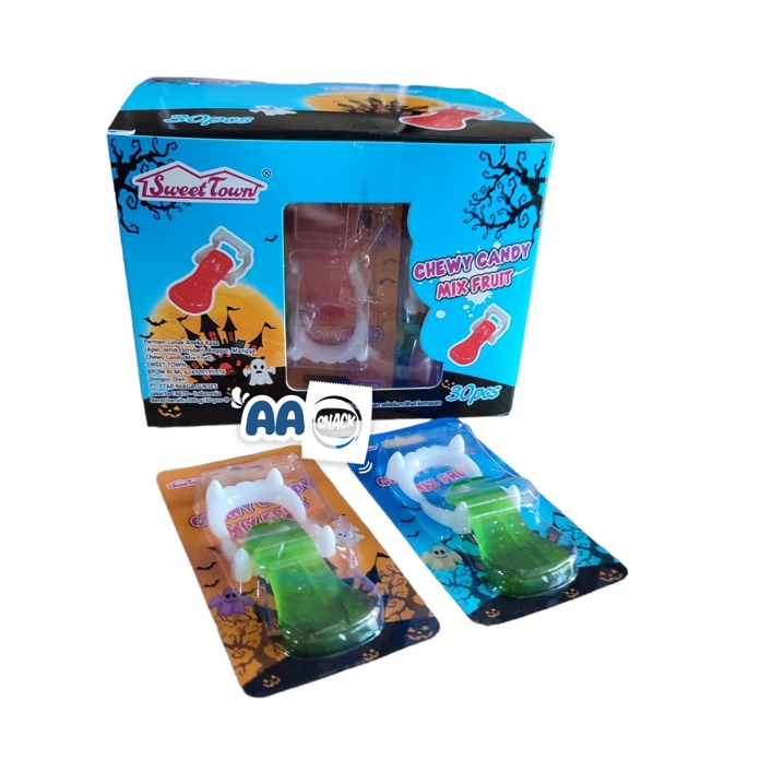 Jual PERMEN LUNAK ANEKA RASA BENTUK LIDAH BOX SWEET TOWN ISI 30 X 10GR ...
