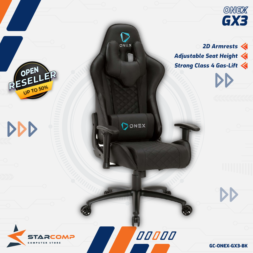 Jual ONEX GX3 Premium Quality Gaming Chair Kursi GX 3 GX-3 | Shopee ...