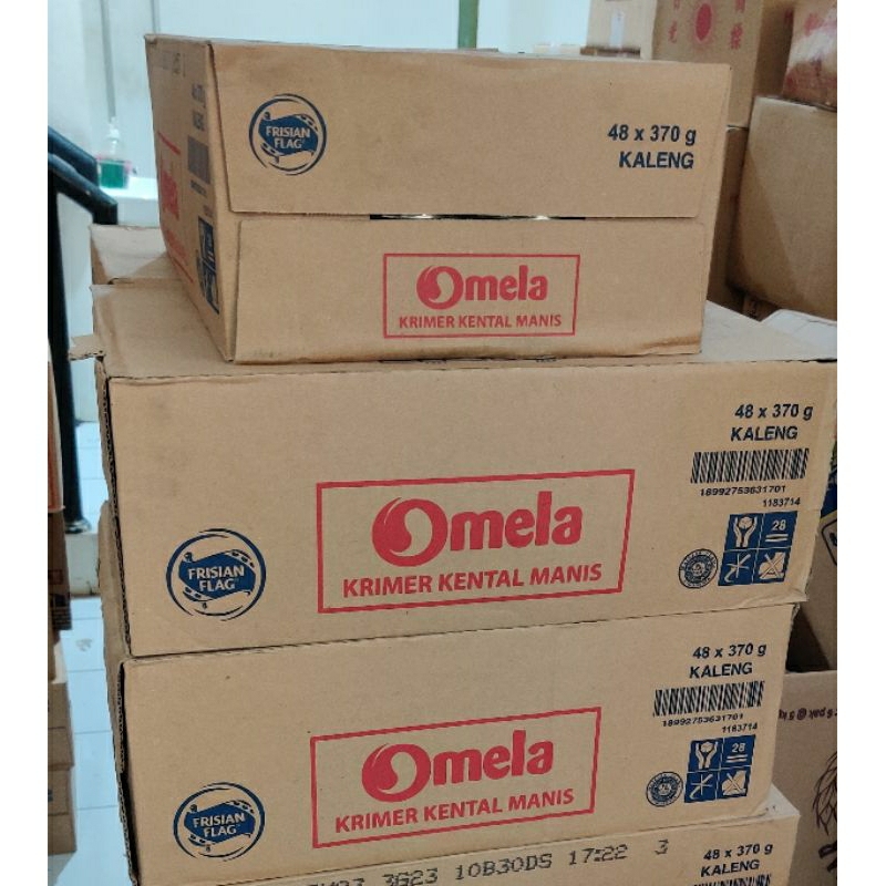 Jual Susu Kental Manis Omela 370 gram per Karton isi 48 Kaleng | Shopee ...