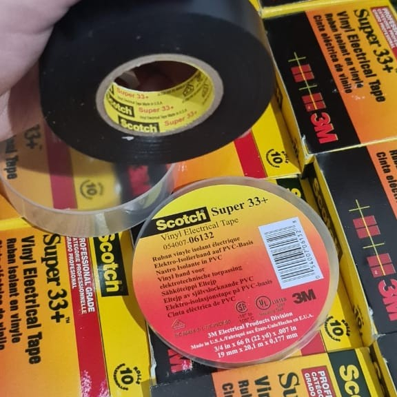 Jual 3M Isolasi Listrik Scotch Super 33+ Vinyl Electrical Tape scot 33 | Shopee Indonesia