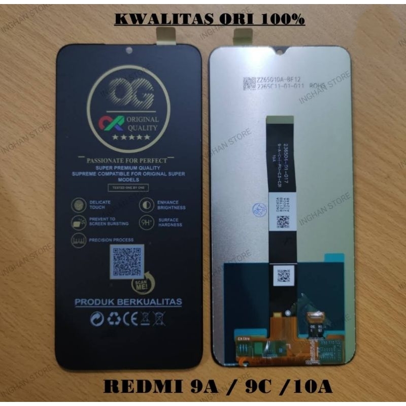 Jual LCD XIAOMI REDMI 9A/REDMI 9C/10A FULL SET ORG | Shopee Indonesia