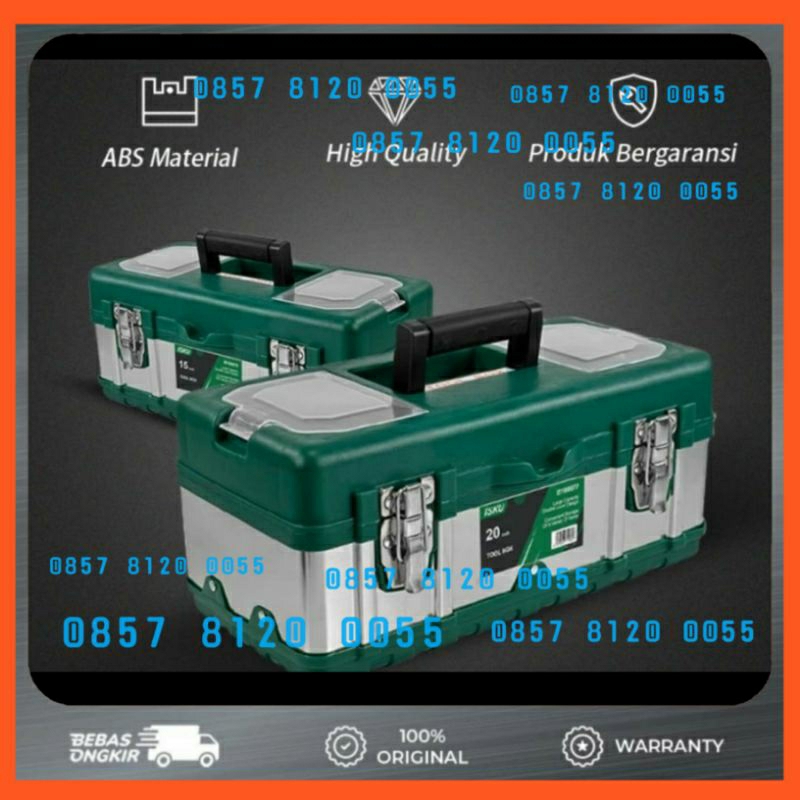 Jual Tool Box Besi Baja Kotak Perkakas Besi Baja Toobox Stainless ABS ...
