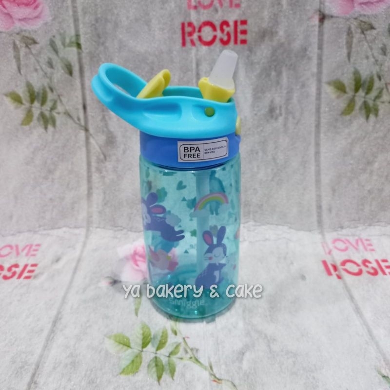 Jual SMIGGLE junior Bunny Botol Air Minum Anak Sedotan silicone 430ml l ...