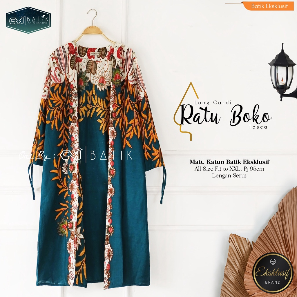 Jual CARDIGAN OUTER PANJANG LONG CARDI BATIK KATUN OUTER BATIK PREMIUM ...