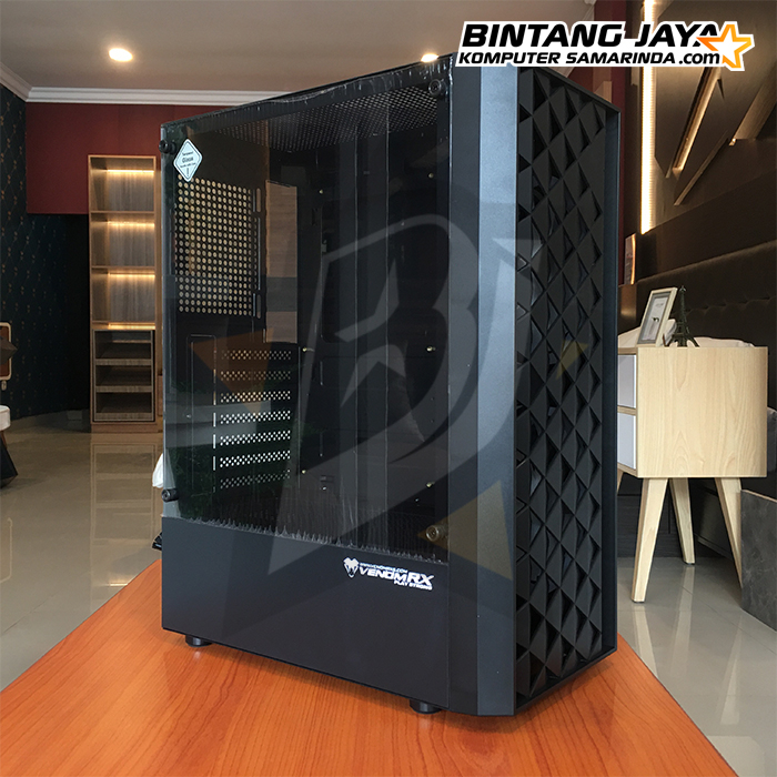 Jual Casing PC Gaming ATX VenomRX ARASAKA + 2 Bonus Fans | Shopee Indonesia