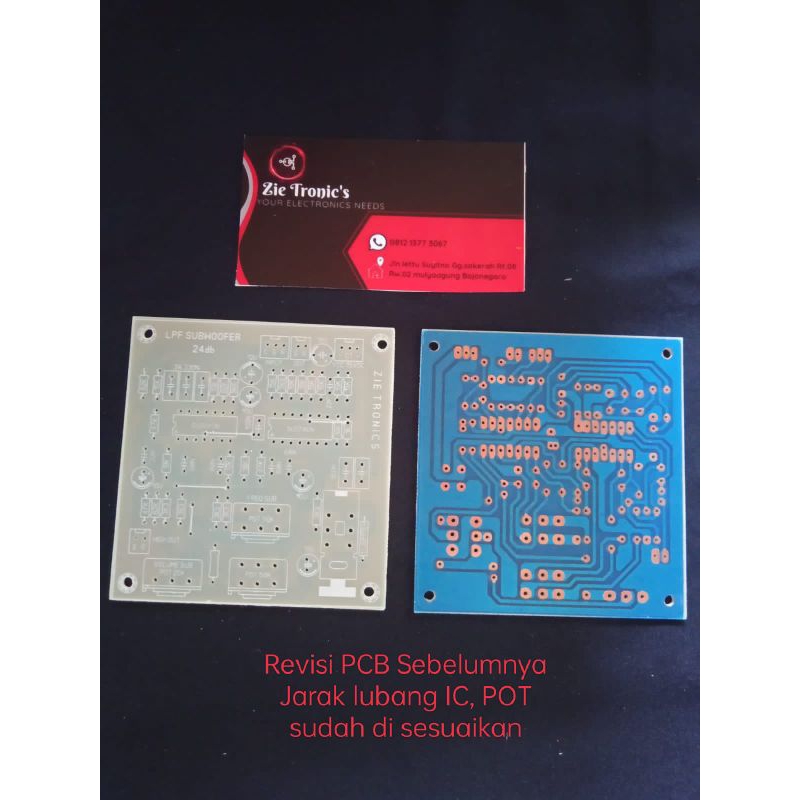 Jual PCB LPF SUBWOOFER 24DB FILTER SUBWOOFER 24DB 2 WAY CROSSOVER FIBER ...