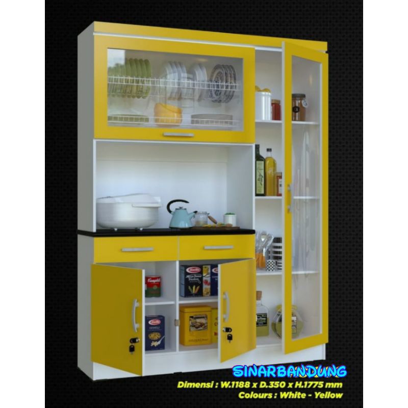 Jual RAK SAYUR 3 PINTU / RAK SAYUR 2 PINTU / RAK DAPUR KITCHEN SET ...