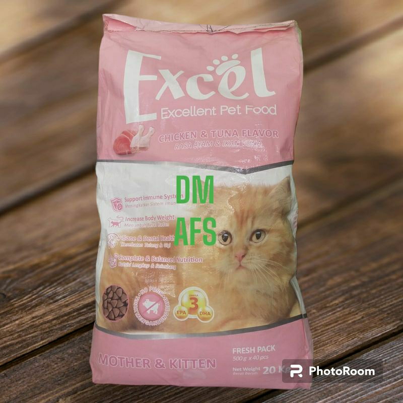 Jual Excel Cat, Dry Food Kitten Cat, Makanan Anak Kucing, Excel Pink ...