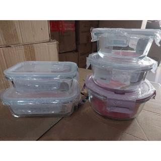 Jual Lunch Box Food Container Kotak Makan Kaca Glasslock | Shopee Indonesia