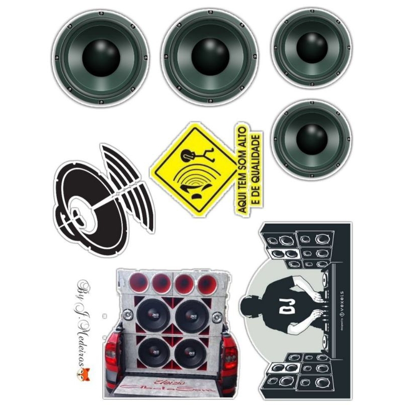 Jual Topper Cake FREE NAMA tema Sound system | Shopee Indonesia