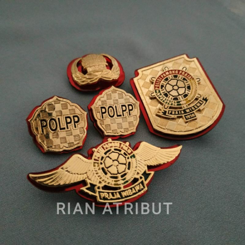 Jual PAKET KOMPLIT ATRIBUT SATPOL PP TEMPELAN MAGNET / WING POL PP ...