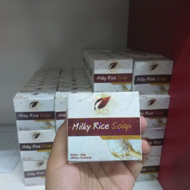 Jual Milky Rice Soap SR12 ( sabun beras & susu SR12 ) | Shopee Indonesia