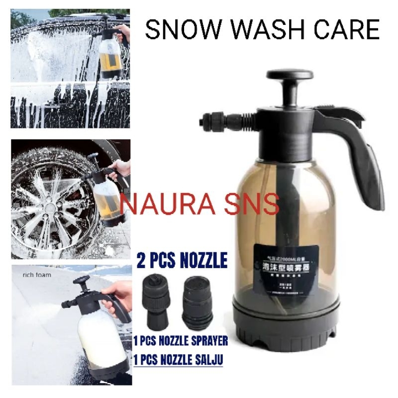 Jual Alat Semprot Snow wash cuci mobil motor Salju Melimpah Tabung 2L ...