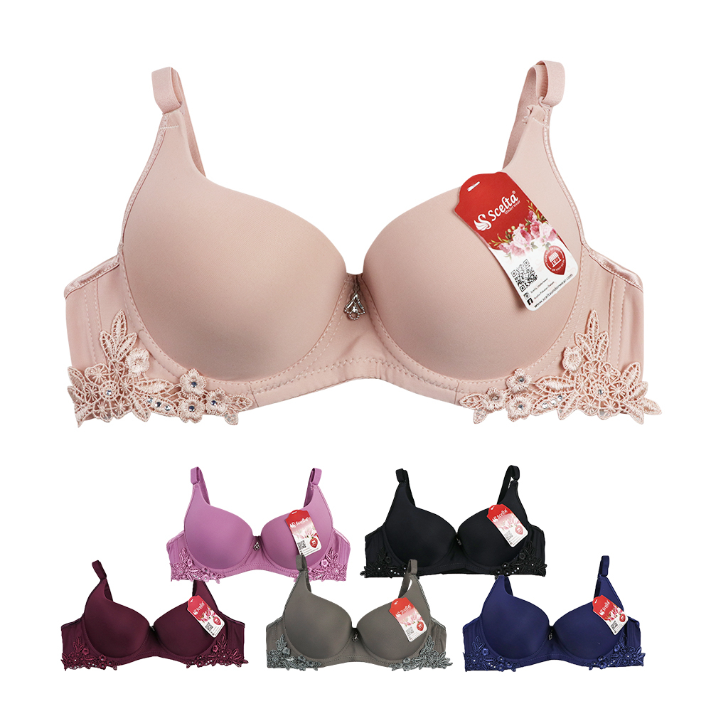 Jual Scelta - Bra Pushup Berkawat Bh Push Up Kawat Busa Tebal Sc 1780 | Shopee Indonesia