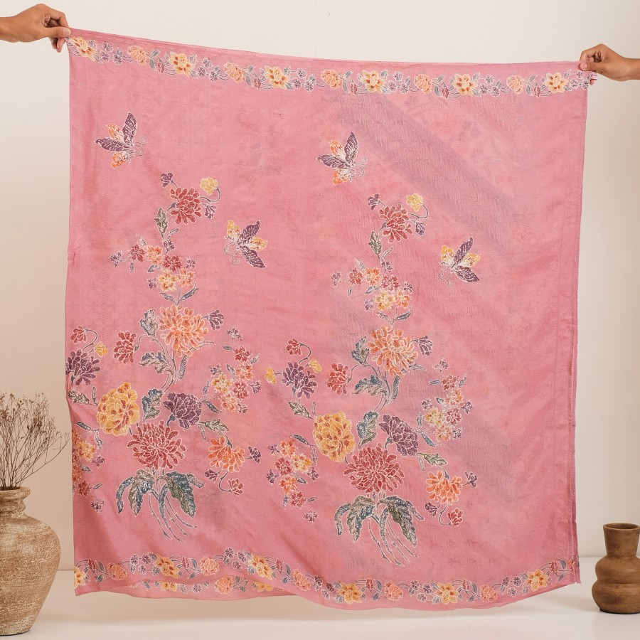 Jual Kain Sarung Batik Encim Kombinasi Meradelima Viscose | Shopee ...