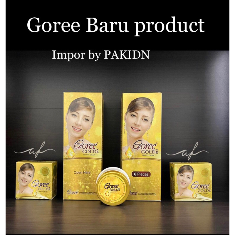 Jual GOREE GOLD BEAUTY CREAM, 24K GOLD ORI 100% | Shopee Indonesia