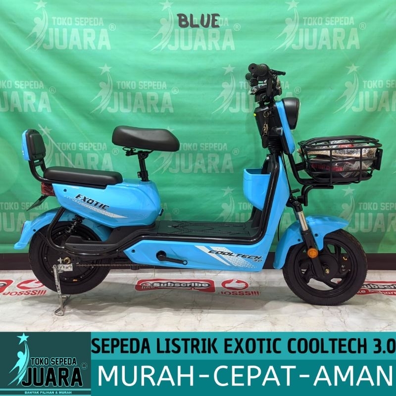 Jual SEPEDA LISTRIK EXOTIC COOLTECH 3.0 ELECTRIC E BIKE 14 INCH ...