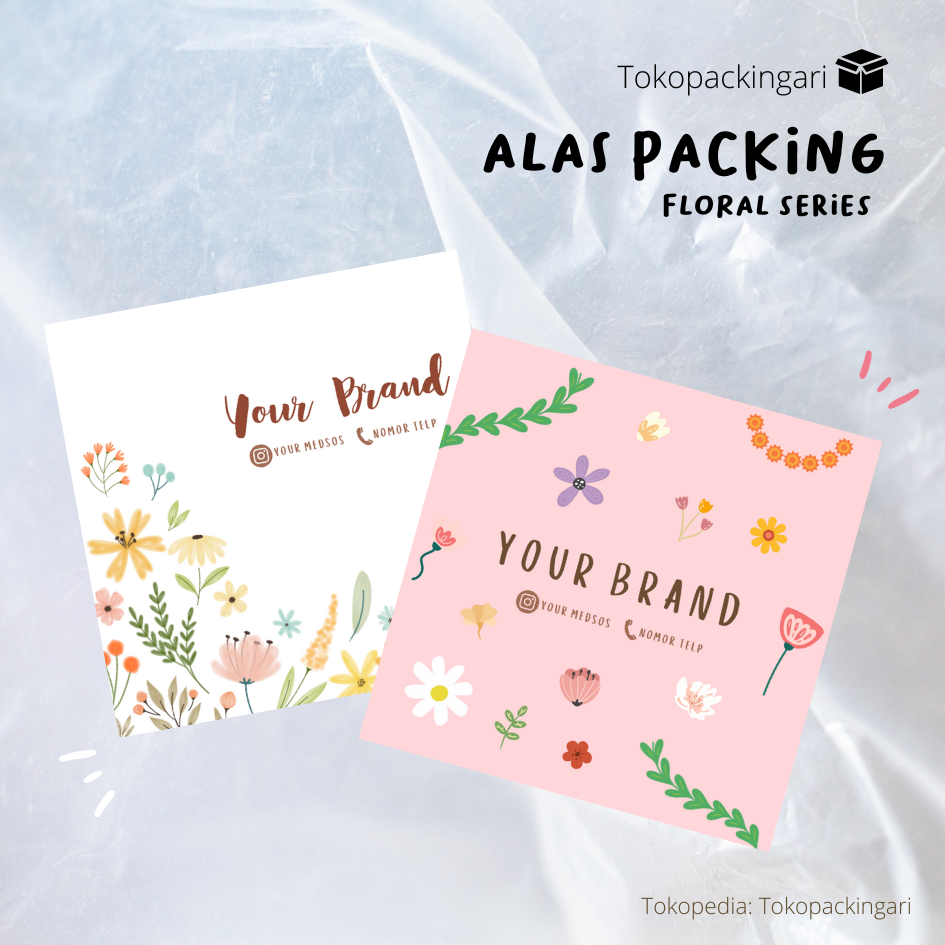Jual Alas Packing Edisi Floral | Paper Aksesoris | FREE PLASTIK ...
