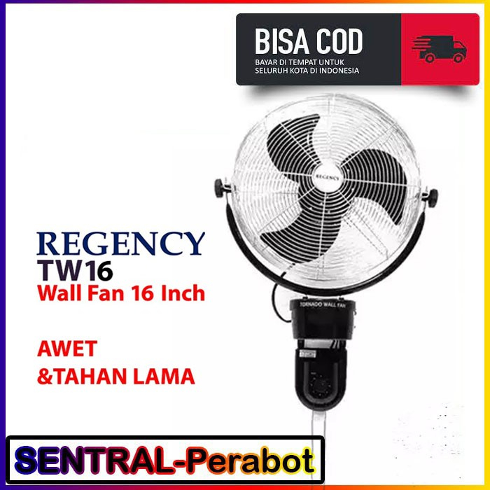 Jual Kipas Angin Tornado Regency TW16 Wall Fan 16 Inch | Shopee Indonesia