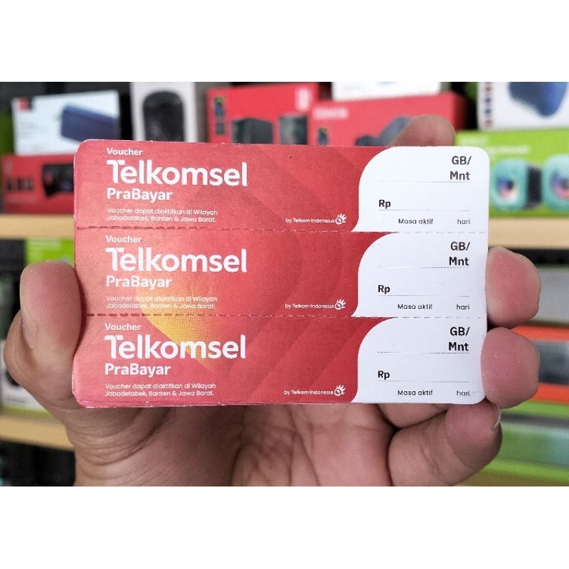 Jual Voucher Telkomsel Kosong Voucher Tembak Telkomsel | Shopee Indonesia