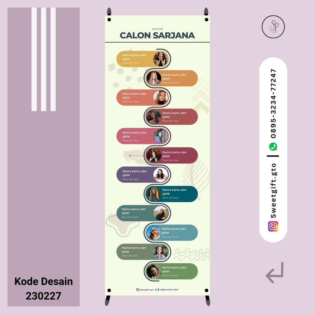 Jual JASA EDIT / DESAIN / BANNER WISUDA SEMPRO WEDDING BIRTHDAY SPANDUK ...