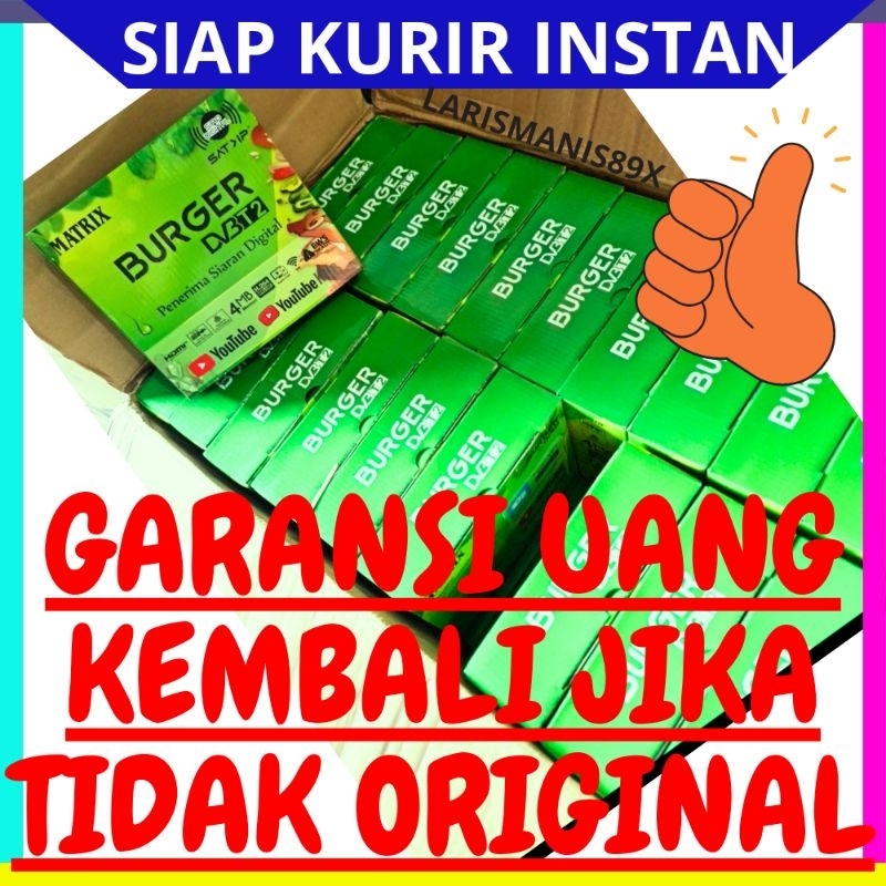 Jual ORIGINAL!!! Set Top Box TV Digital Matrix Burger Hijau STB DVB ...