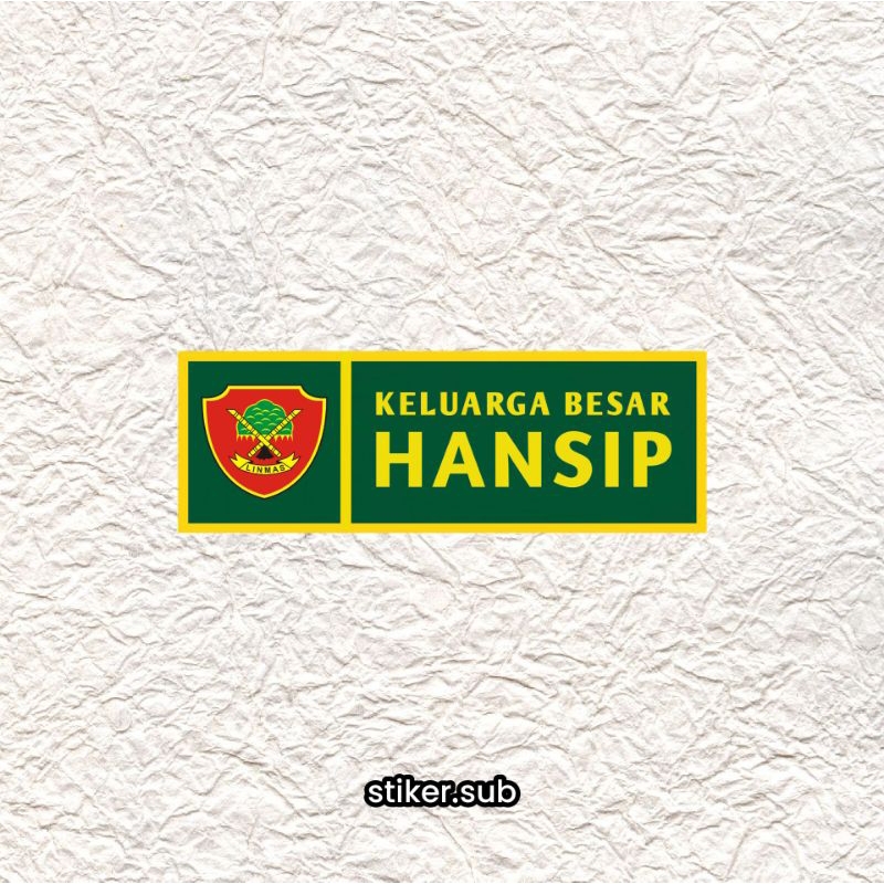 Jual Stiker|sticker KELUARGA BESAR HANSIP | Shopee Indonesia