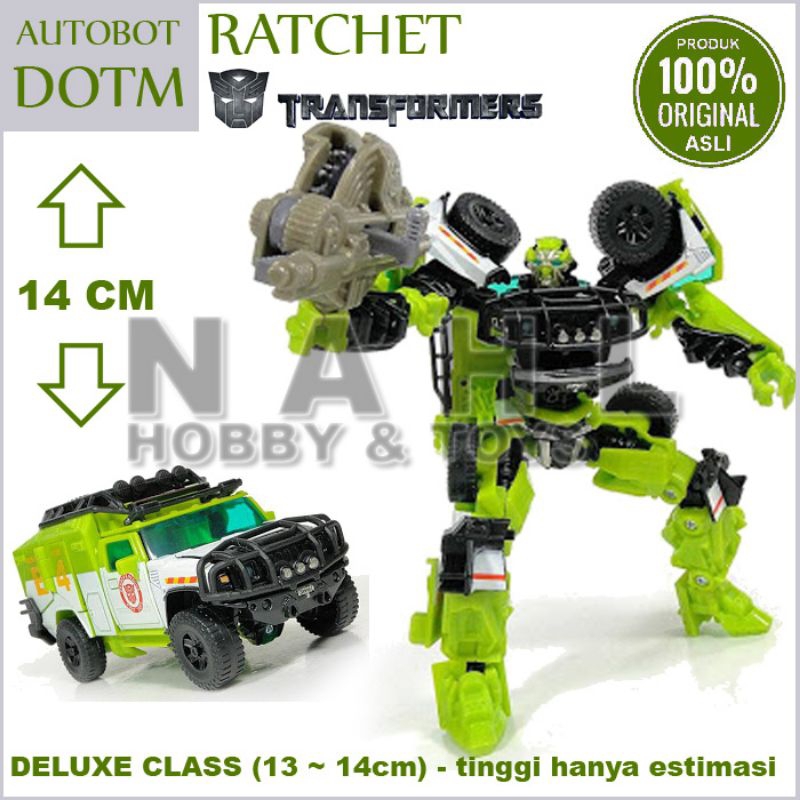 Jual Robot Transformers DOTM Autobot Ratchet - Deluxe Class - Ori ...
