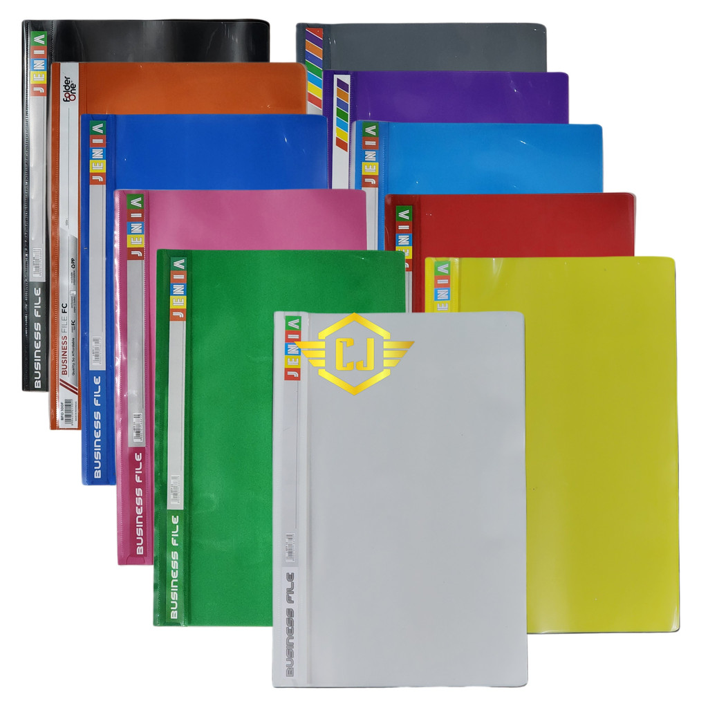 Jual 1 LSN / 12 PCS Business File Jenia Folio ( Map Plastik Snelhecter ...
