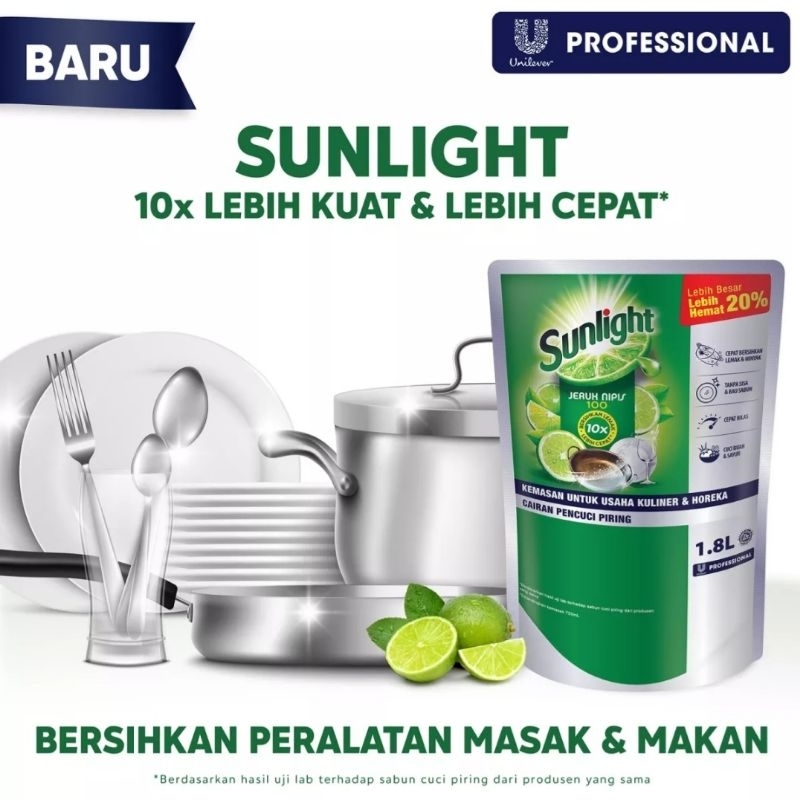 Jual Sunlight 2200 ml Sabun Cuci piring (Kemasan Baru) | Shopee Indonesia