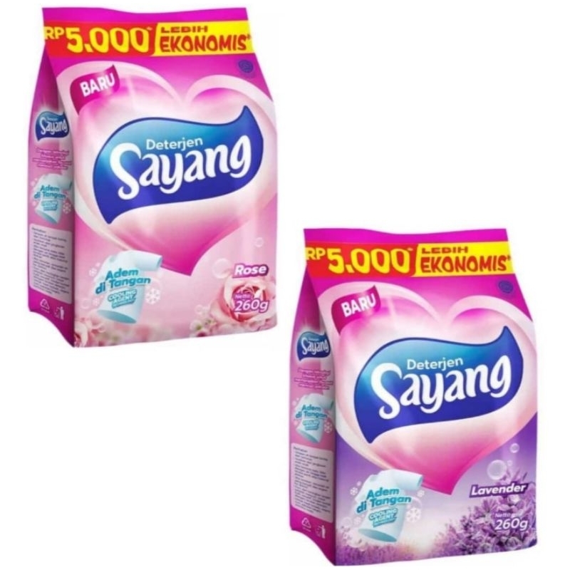 Jual detergen sayang/sayang/sabun cuci/sabun sayang( harga untuk 1 ...
