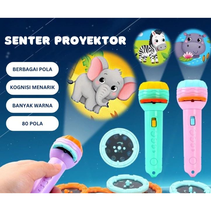 Jual MAINAN ANAK SENTER PROYEKTOR / FUN FLASHLIGHT / MAINAN PROYEKTOR ...