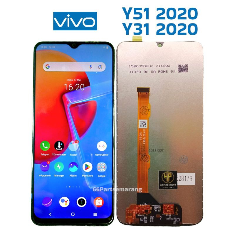 Jual Lcd Touchscreen Vivo Y51/Y31 2020/Y53S/Y52S FULLSET | Shopee Indonesia