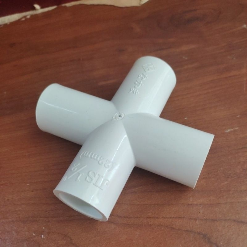 Jual Sambungan Pipa Paralon berbentuk plus (+) ukuran 1/2. | Shopee ...