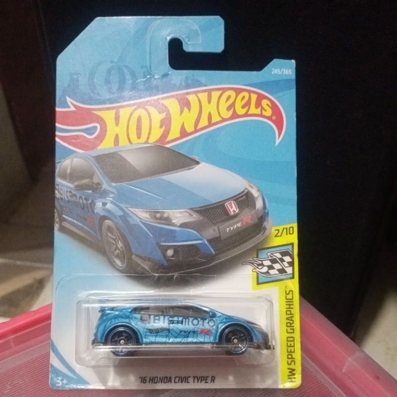 Jual Hot Wheels 16 Honda Civic Type-R biru | Shopee Indonesia