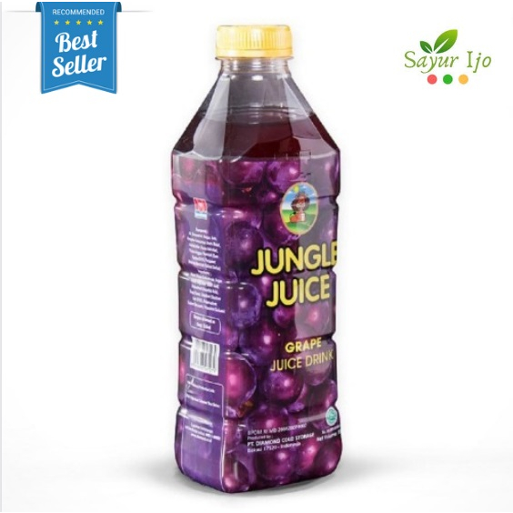 Jual Jungle Juice GRAPE 1 Liter / Botol Fresh Jus Drink Sari Buah Anggur Segar Instant | Shopee ...