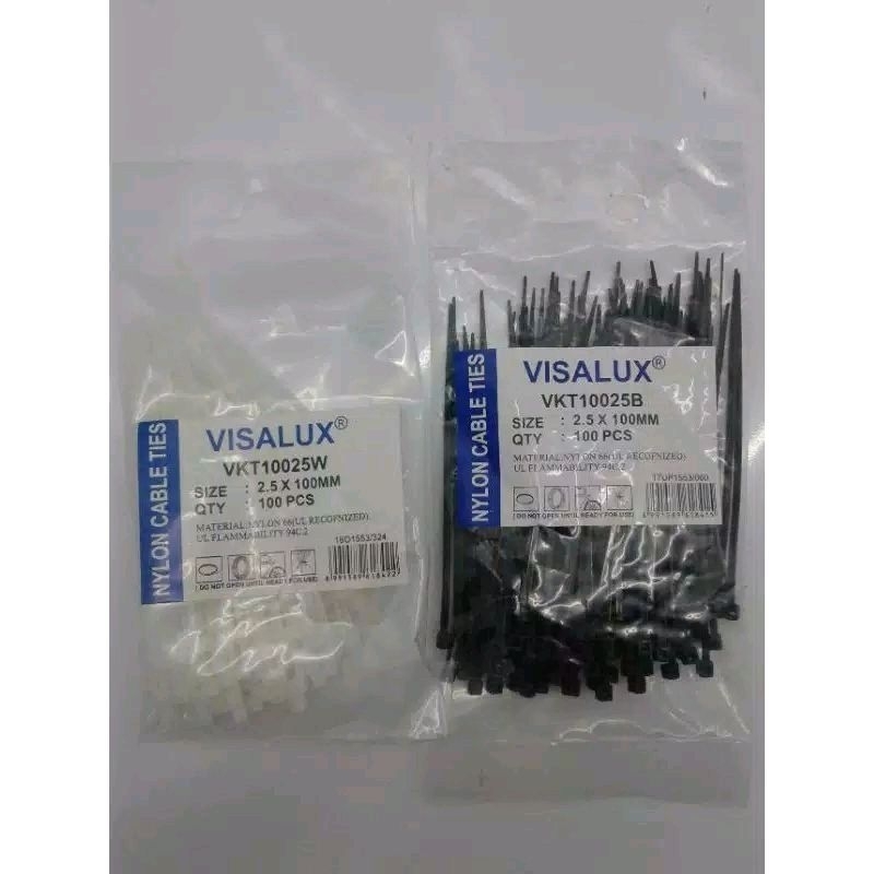 Jual Kabel Ties Kabel Tis 10cm 15cm Ecer Hitam Putih NILON CABLE TIE ...