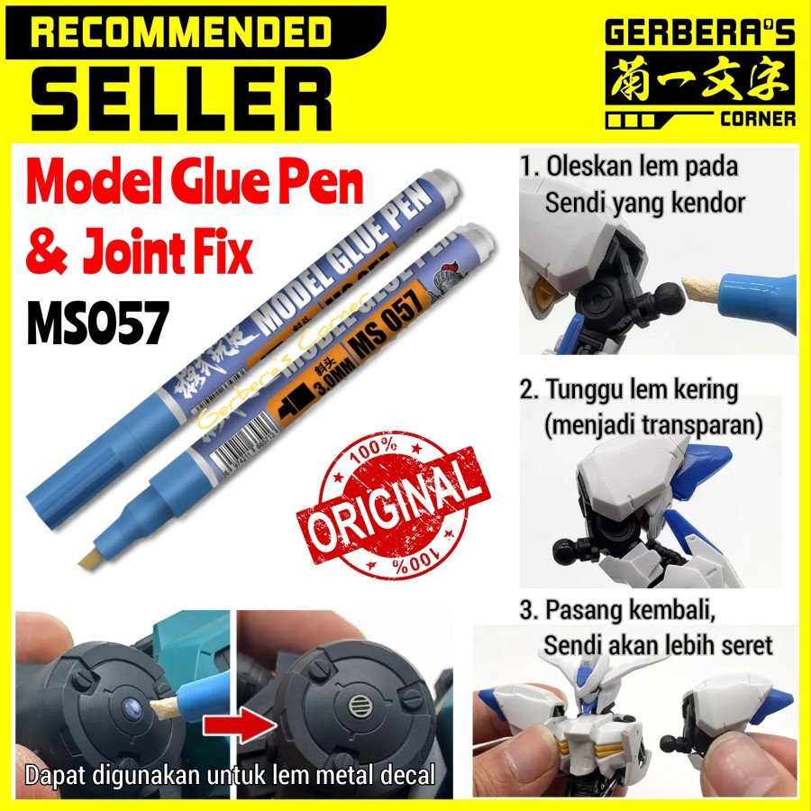 Jual Model Glue Pen and Joint Fix MS057 Cairan Artikulasi Lem Model Kit | Shopee Indonesia