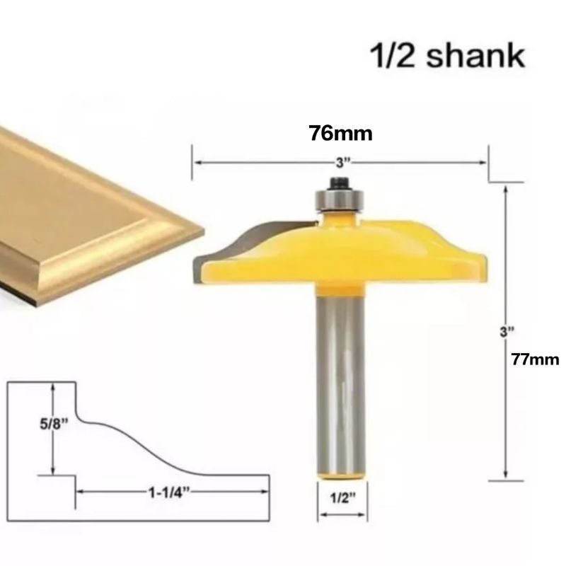 Jual Mata Router Pisau Profil Kayu Panel Pintu Raised Door Cabinet ...