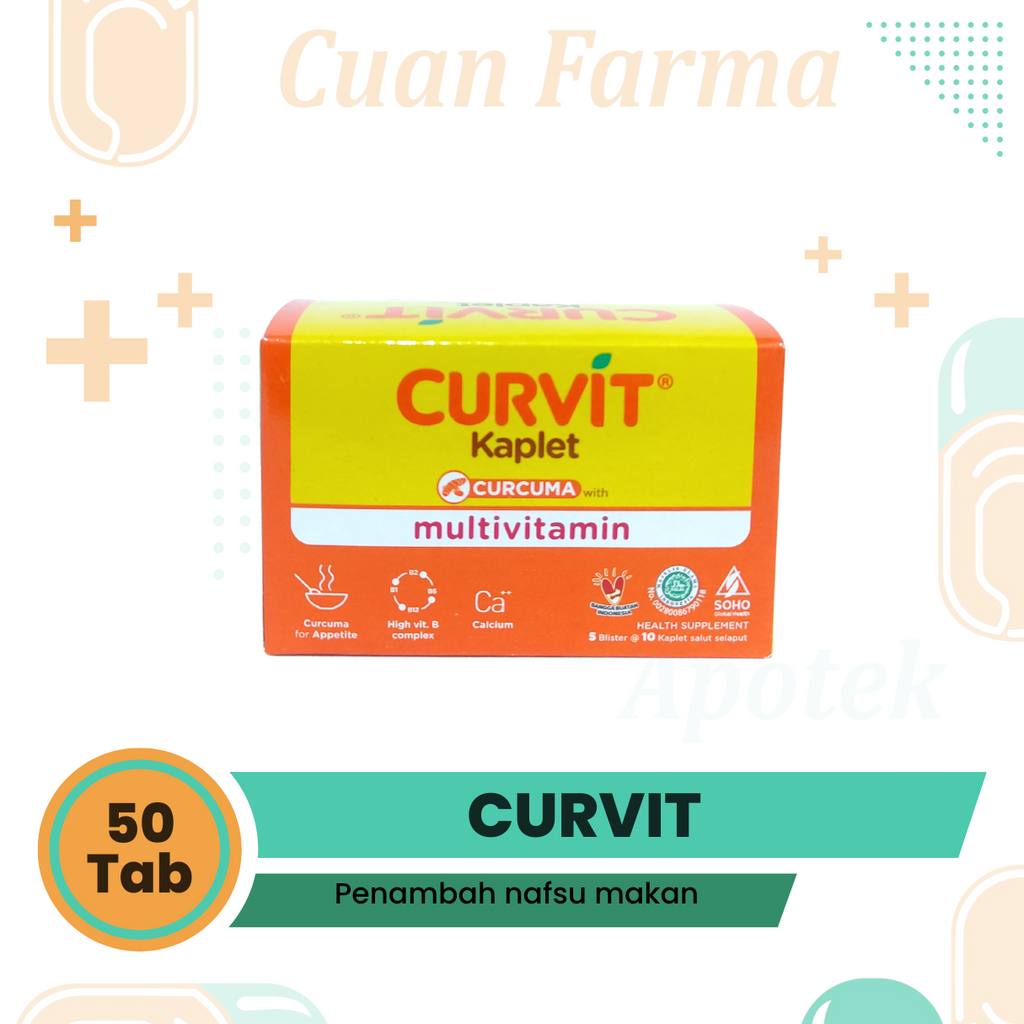 Jual CURVIT KAPLET /BOX | Shopee Indonesia