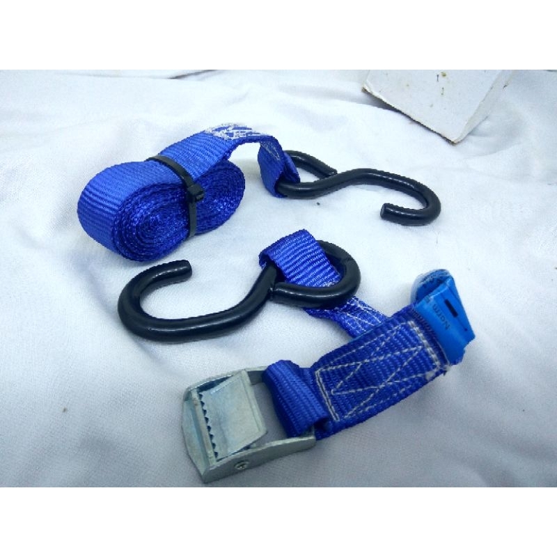 Jual Tali Pengikat Biru Rachet Tie Down Ukuran 1 Inch Panjang 3 Meter ...