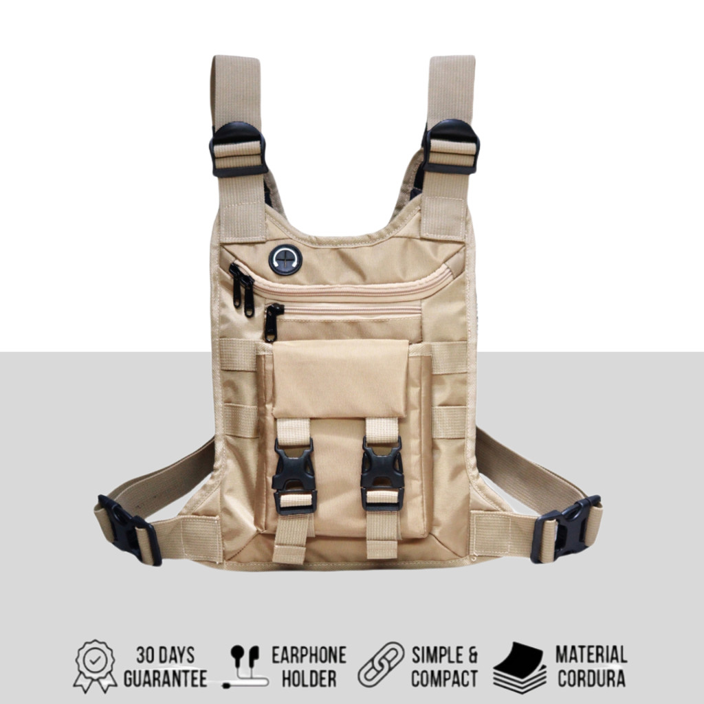 Jual Tas Rompi Dada Comono Krem Chest Bag Tactical Premium Neisda ...